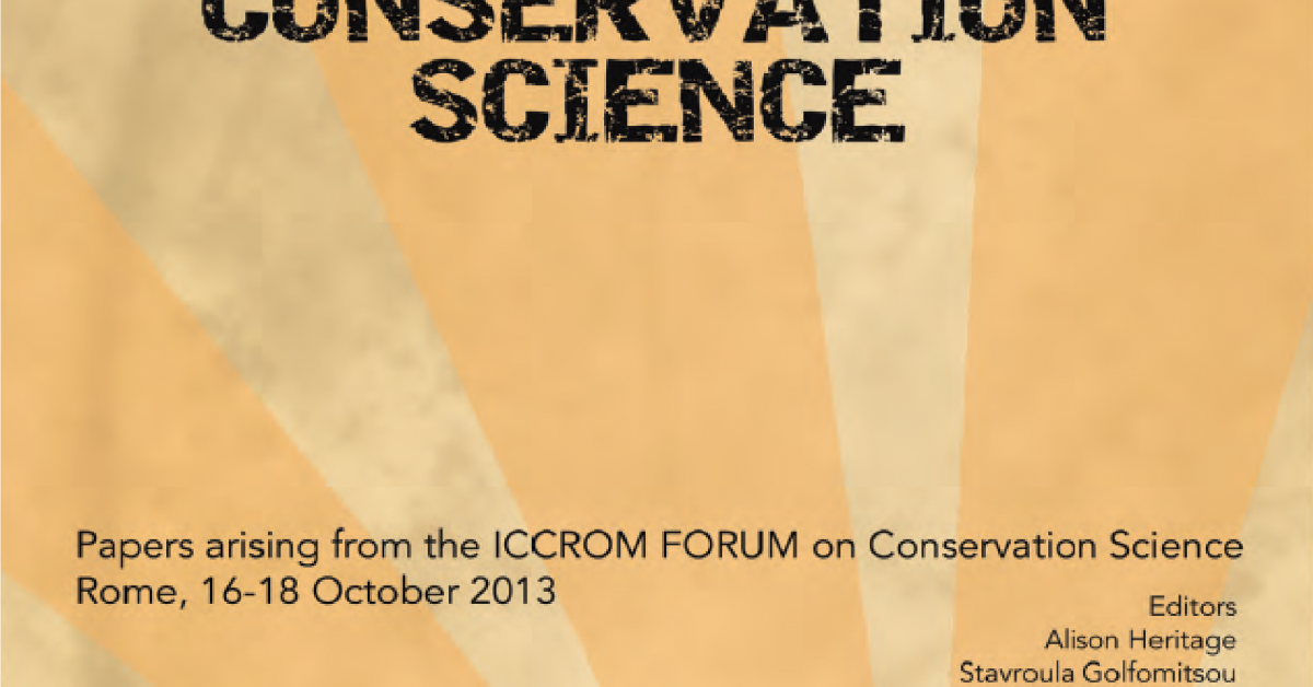 Conservation Science | ICCROM