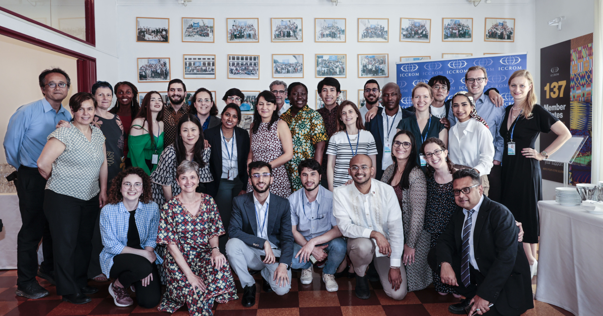 Conservation of Built Heritage course wraps up with ceremony in Rome | ICCROM