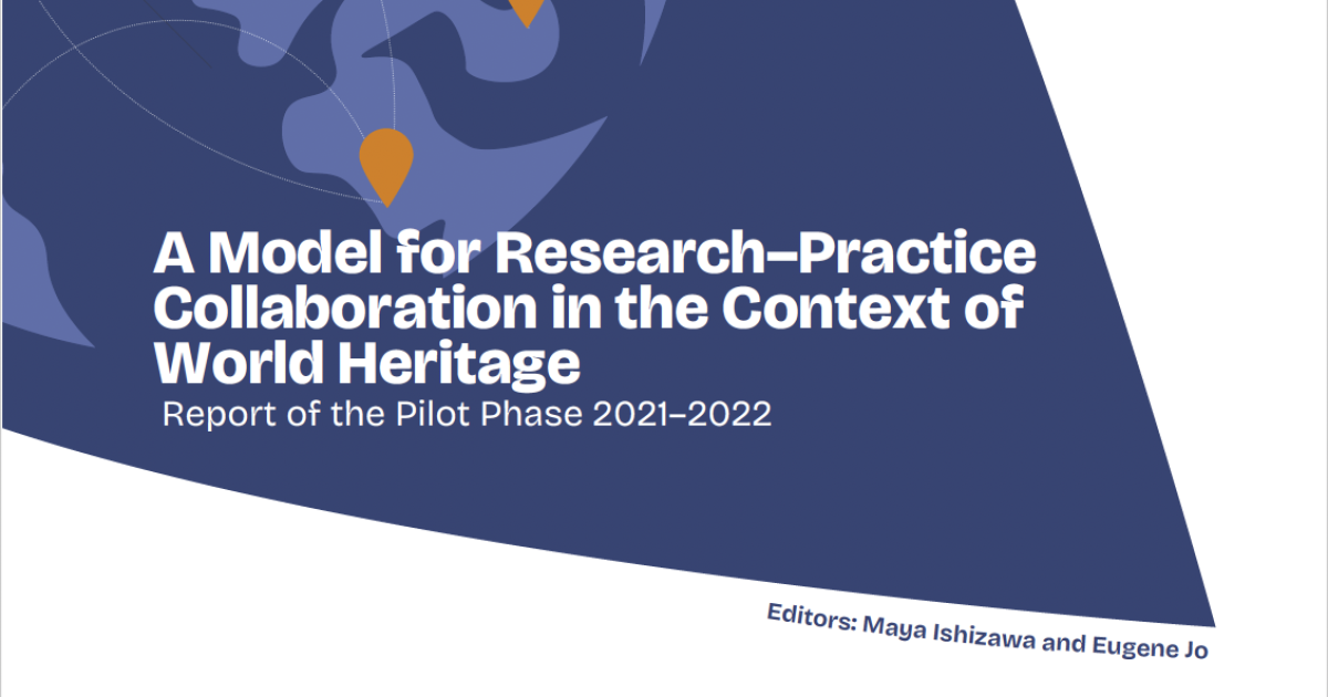 Heritage Place Lab: A Model for Research-Practice Collaboration in the ...