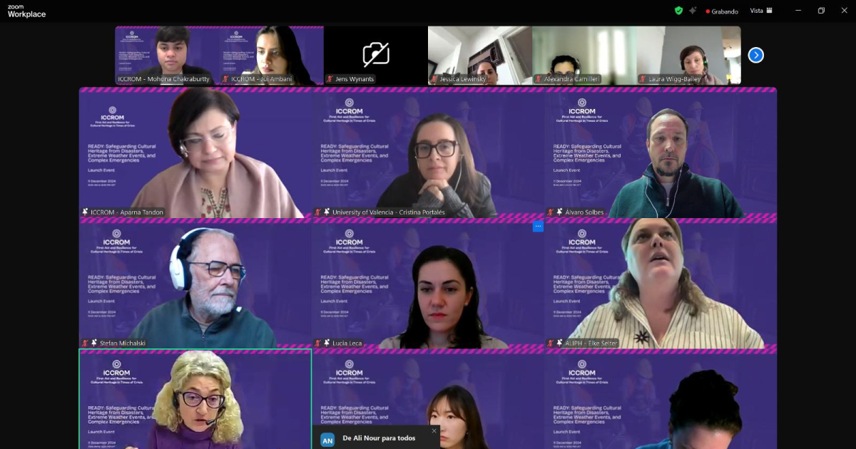 ICCROM launches READY: Safeguarding Cultural Heritage from Disasters ...