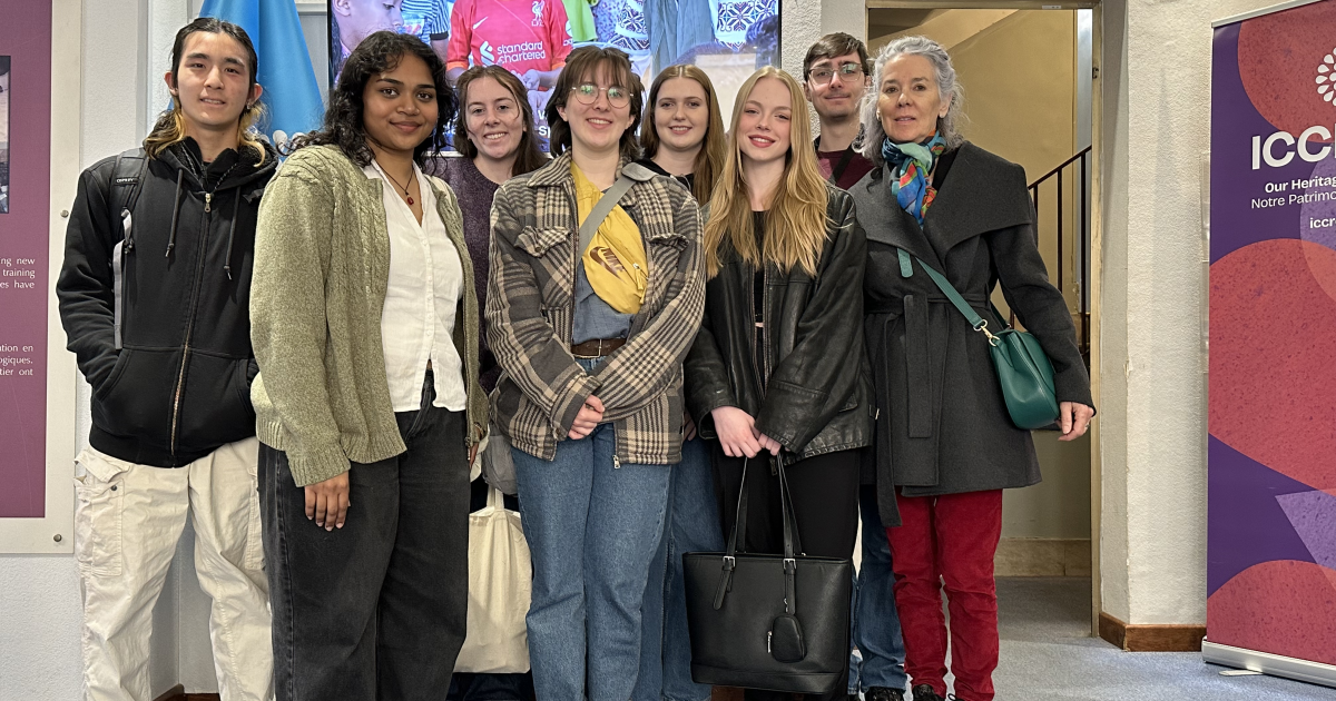 Carleton University Students Visit ICCROM | ICCROM